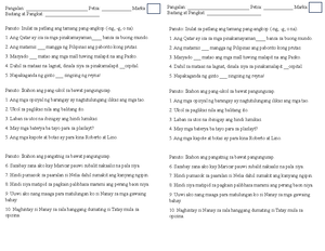 Lesson Plan Elements of Story - GRADE 8 DAILY LESSON PLAN Region XI ...