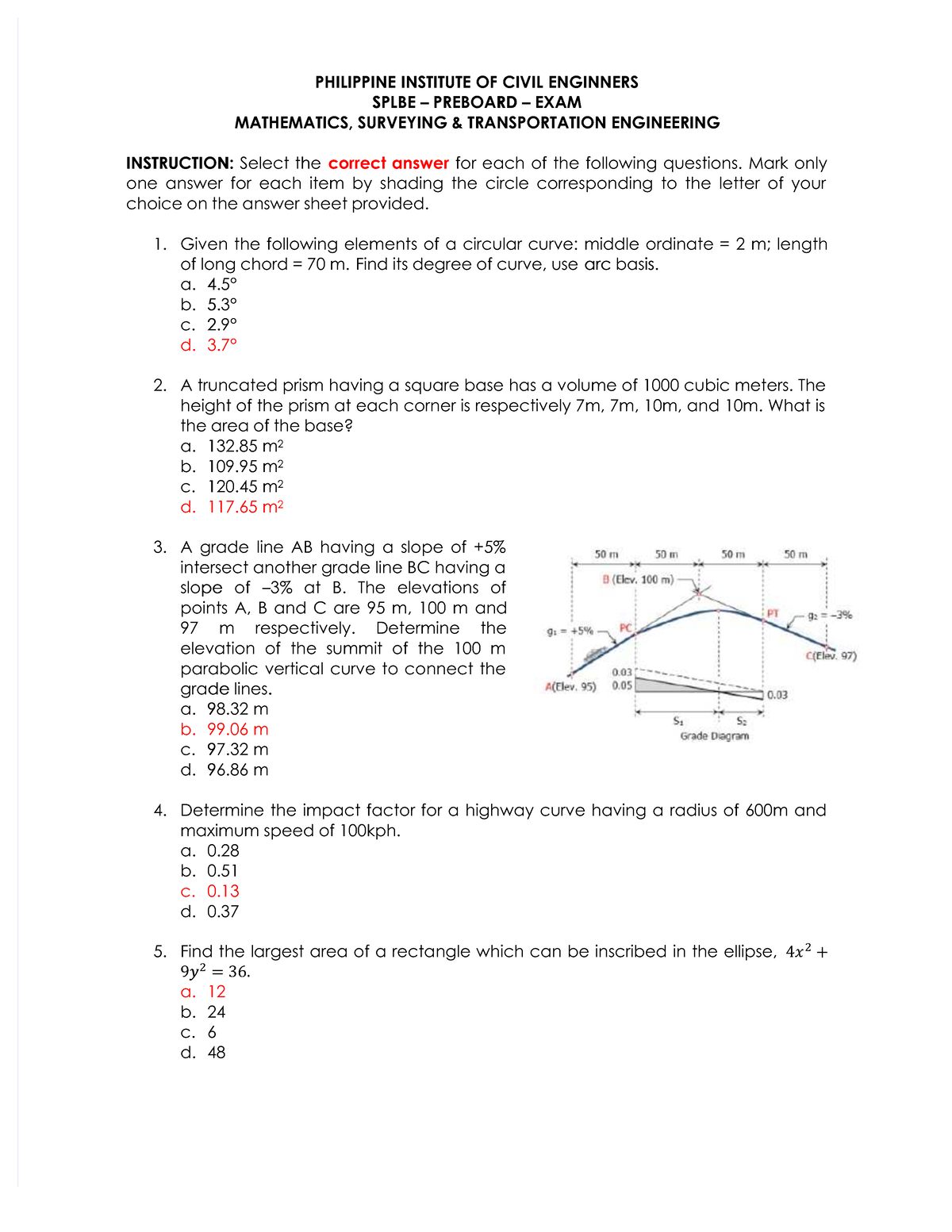 PICE Splbe Pre-Board MSTE - PHILIPPINE INSTITUTE OF CIVIL ...