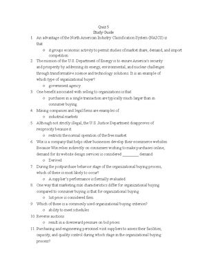 Chapter 3 Quiz - Study Guide - Chapter 3 Quiz Study Guide Zappos ...