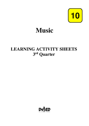 Music-Grade 10-Quarter 4- Salinas HIGH School - 10 MUSIC Fourth Quarter ...