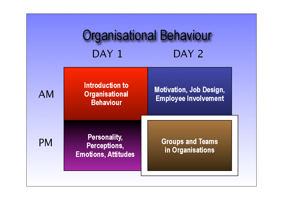 Organisational-behaviour-personality - Organisational Behaviour ...