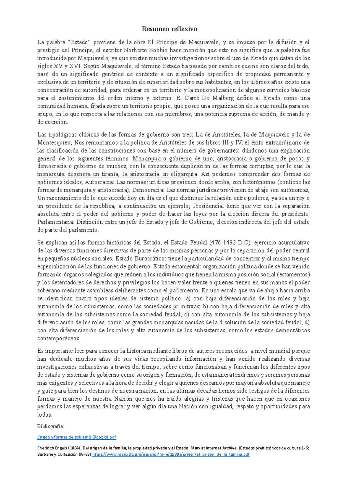 Tarea 1 - Resumen reflexivo - Bayron López - Resumen reflexivo La ...