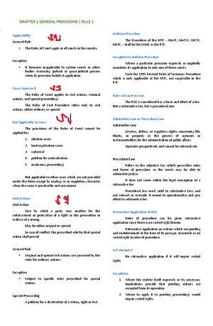 Civil Procedure 2 - Remedial Law 2 (Civil Procedure) - University of ...