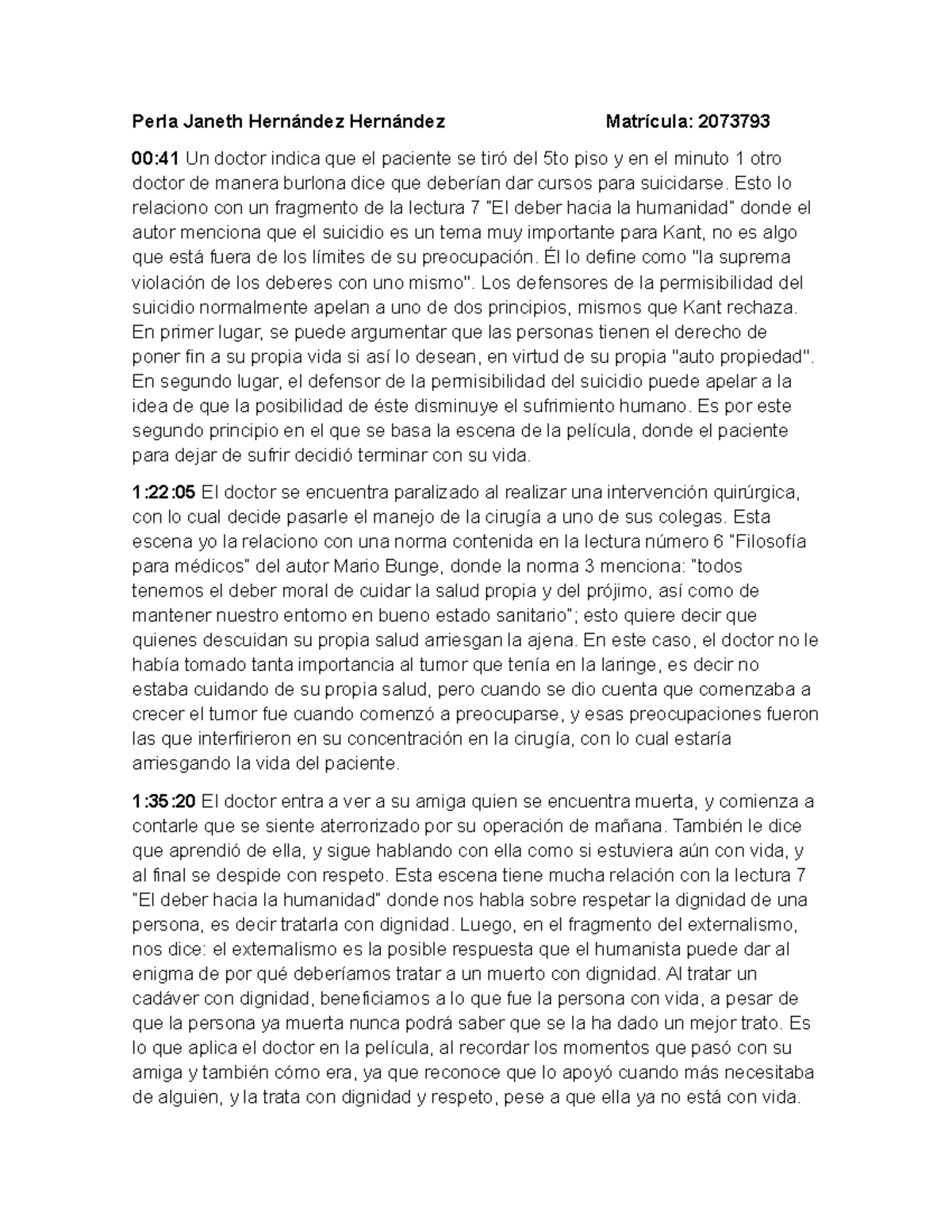 Comentario de la película El doctor - Perla Janeth Hernández Hernández ...