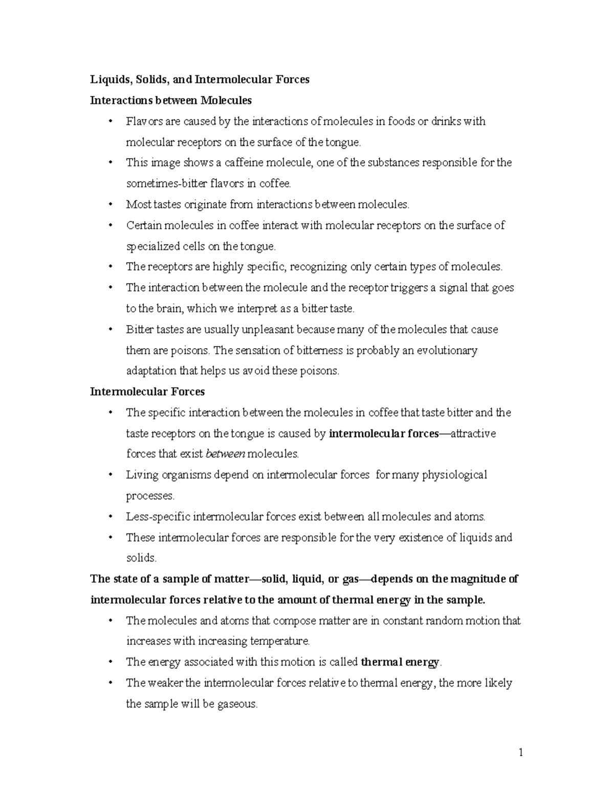 3. Liquids, Solids, and Intermolecular Forces - Liquids, Solids, and ...