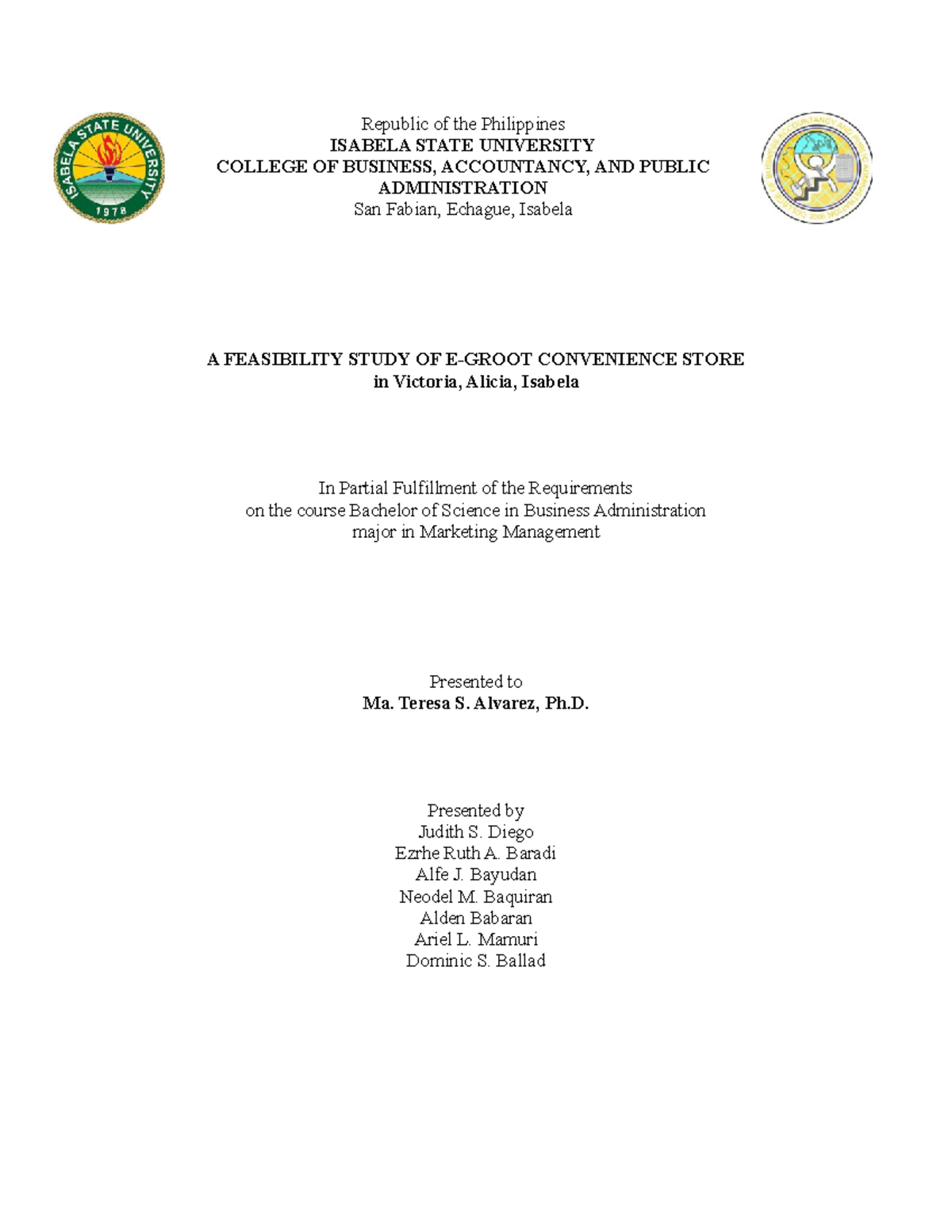 Local media 2352672639950198959 - Republic of the Philippines ISABELA STATE UNIVERSITY COLLEGE ...