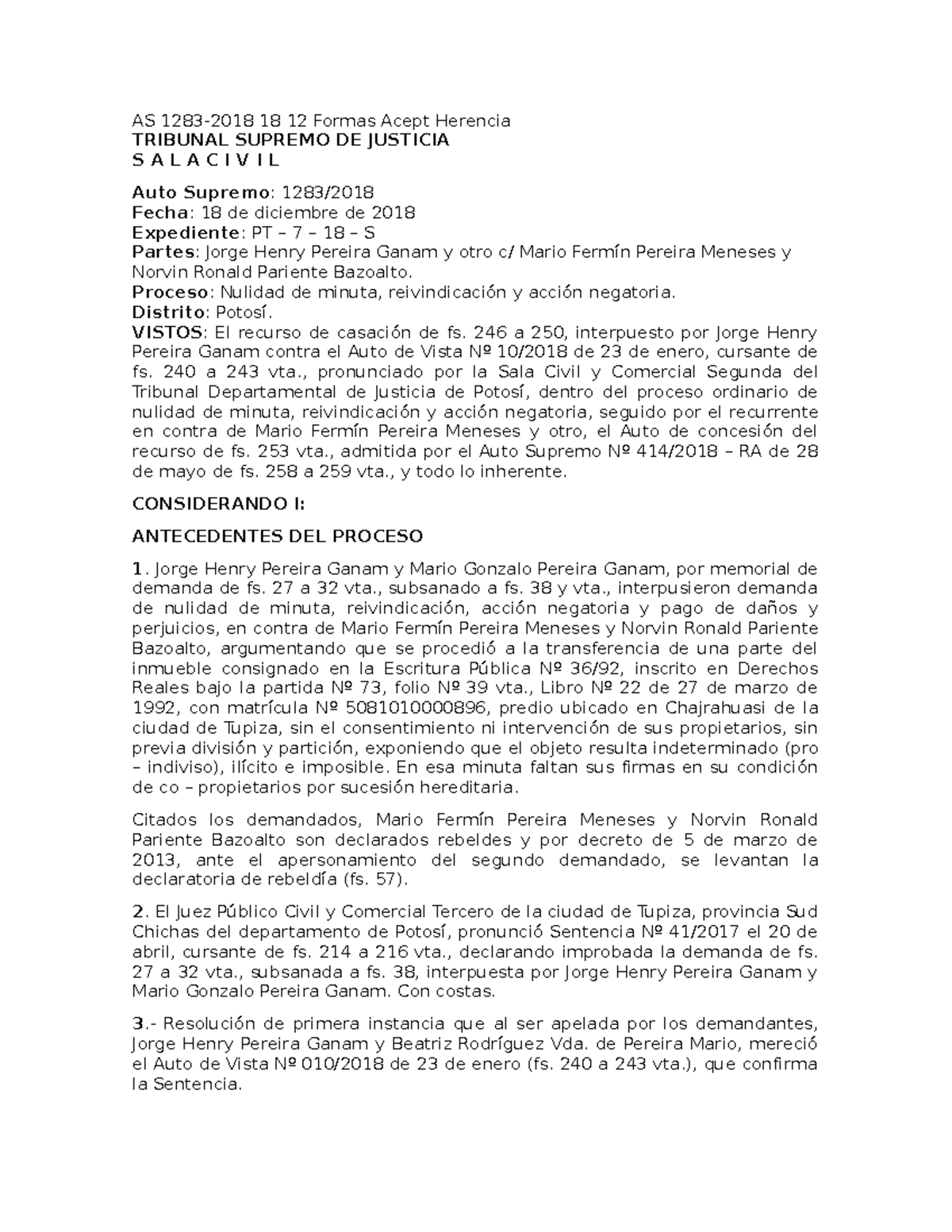 5 AS 1283-2018 18 12 Forms acept Herenc - AS 1283-2018 18 12 Formas Acept Herencia TRIBUNAL ...