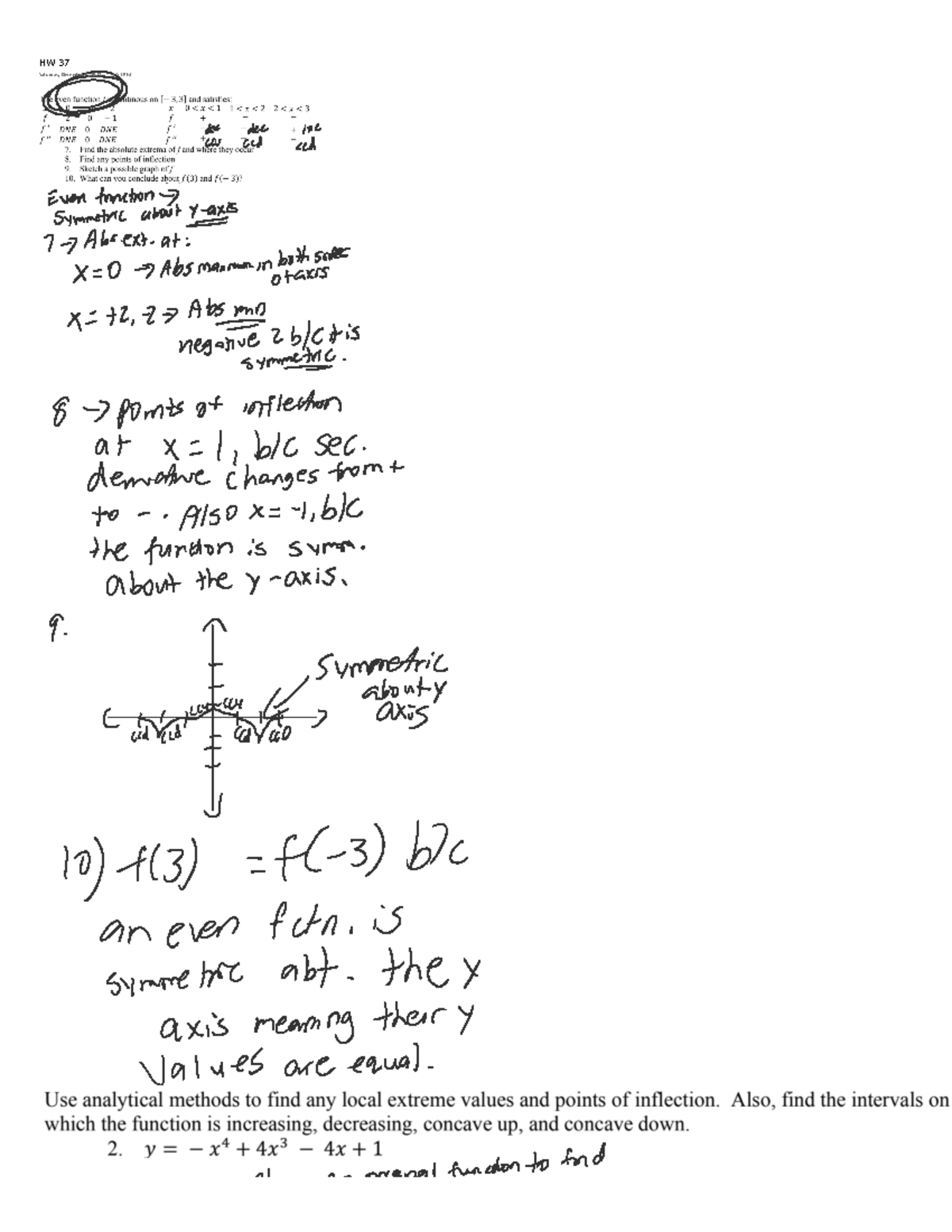 Hw 37 - AP CALC BC HW - ,t ϯϳ ^ĂƚƵƌĚĂLJ͕ ĞĐĞŵďĞƌ κ͕ ϮϬϮϭ ϯ͗ρϯ WD - Studocu