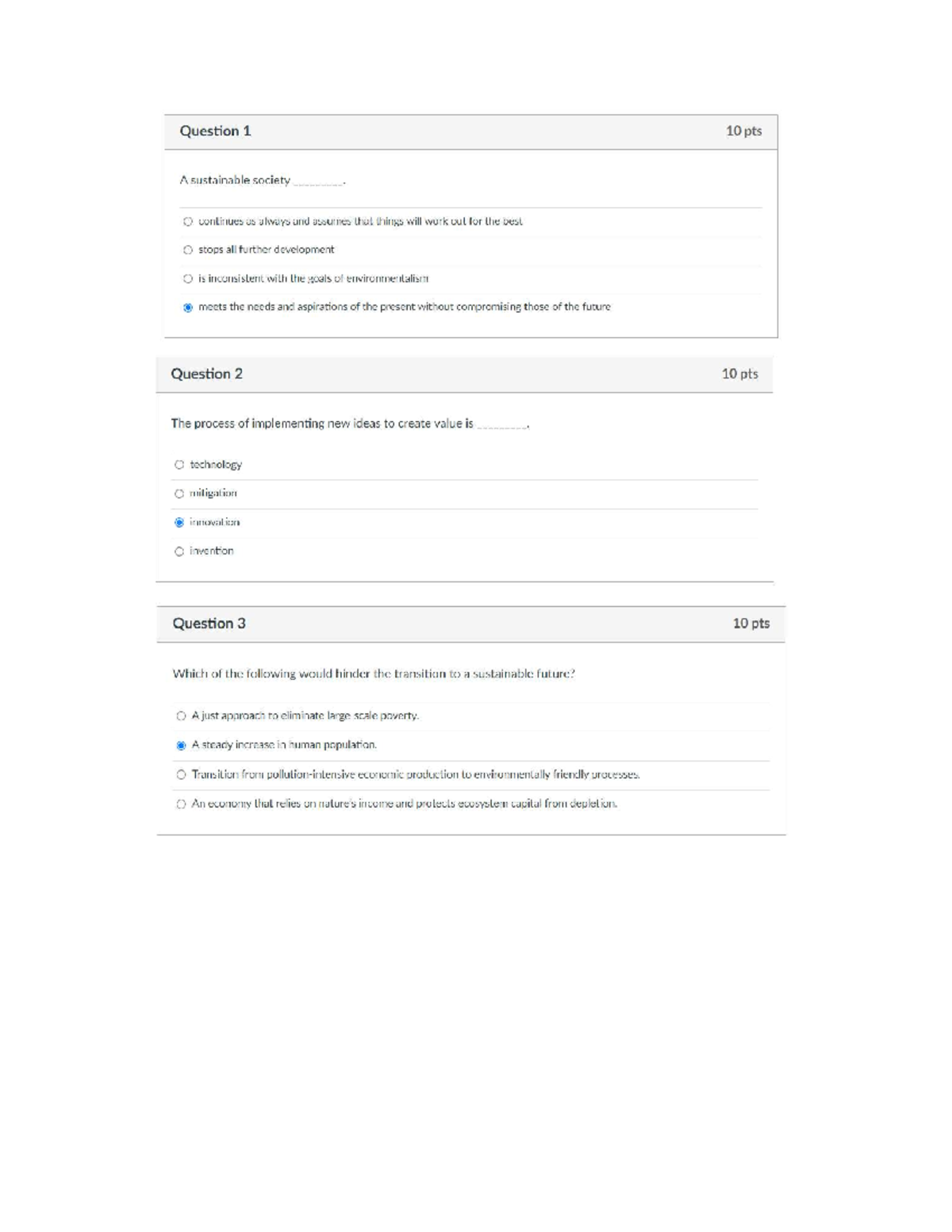 SST201 Quiz 1 100 percent - SST 201 - SUSS - Studocu