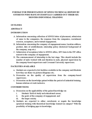 SWEP Report 3 - Student Work Experience Program (SWEP) is a program for ...