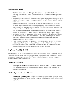 Period 3 World Notes - Period 3 World Notes The ideals of the ...