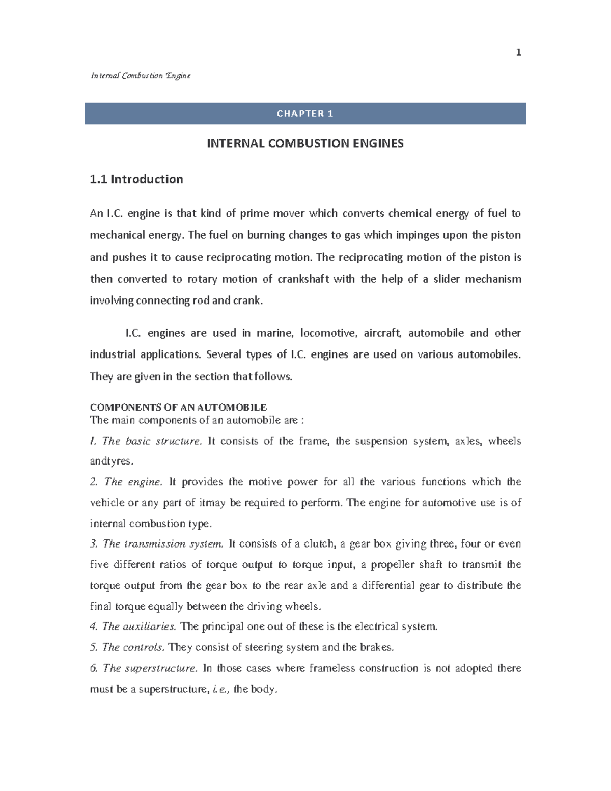 Chapter 1- Engine cylinder Final Engineering Duniya.com - Internal ...