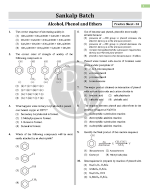 Chemistry Class 12 Practice questions - CBSE Additional Practice ...