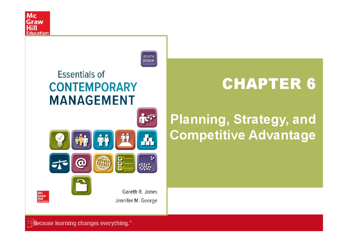 Pdf6-chapter 6,essentials of mgnt - CHAPTER 6CHAPTER 6 Planning ...