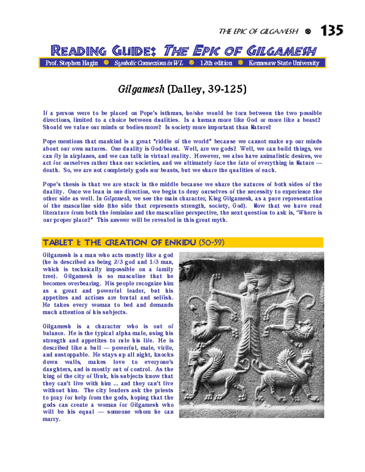 The Epic of Gilgamesh - Great books - The Epic of Gilgamesh K 131355 ...