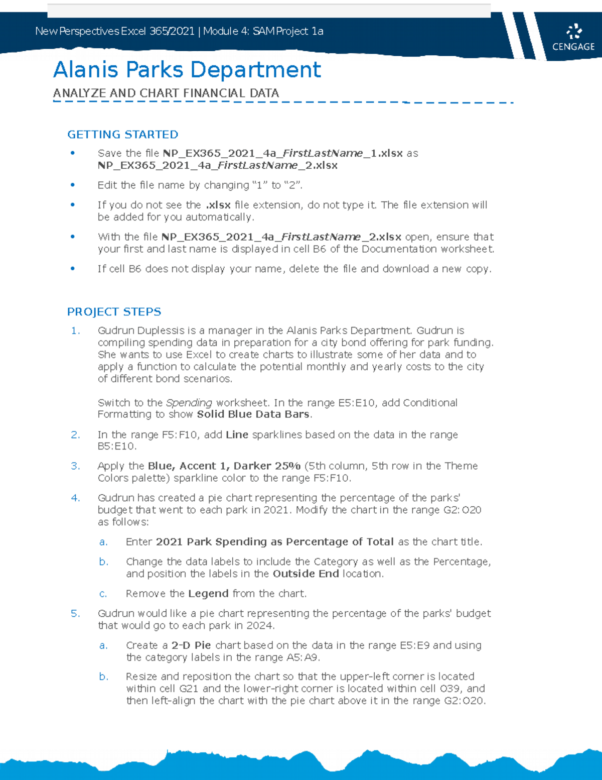 Instructions NP EX365 2021 4a - New Perspectives Excel 365/2021 ...