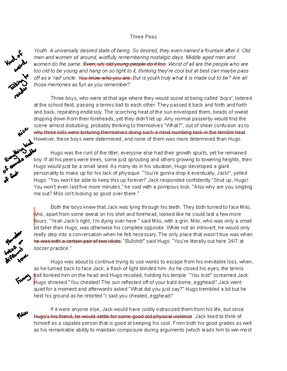 Three Peas Story - Three Peas Youth. A universally desired state of ...