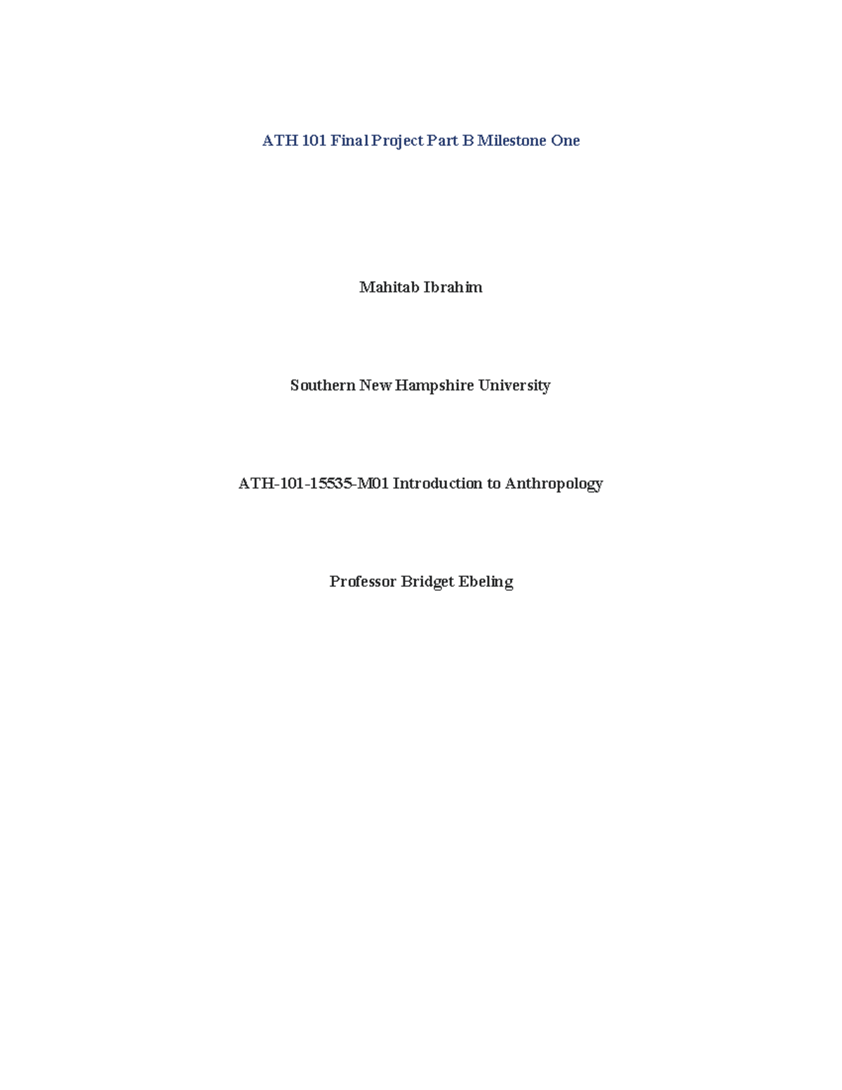 ATH 101 Final Project Part B Milestone One-1 - It delves into the concept of the "right to - Studocu