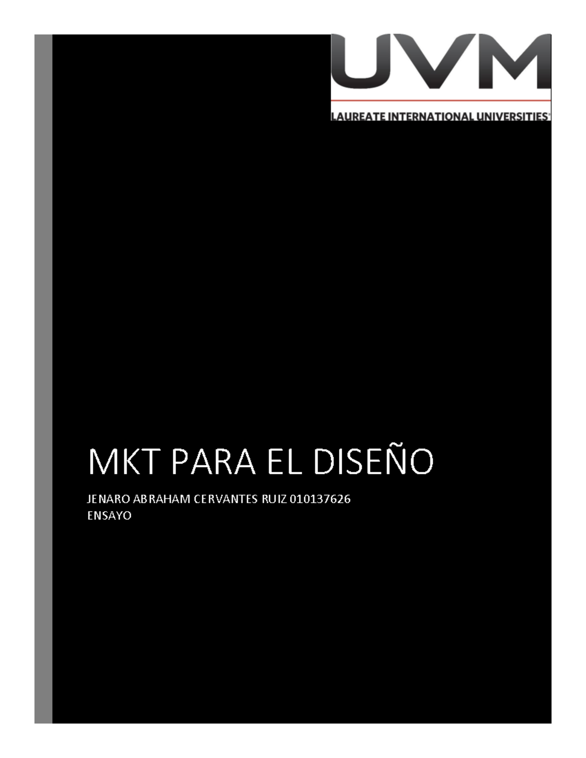 A7 CERJ - Tarea bla bla bla bla bla bla b la - MKT PARA EL DISEÑO ...