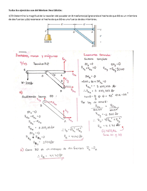 Problemas Resueltos Estatica Capitulo 3 - PROBLEMAS RESUELTOS ESTATICA CAPITULO 3 EQUILIBRIO ...