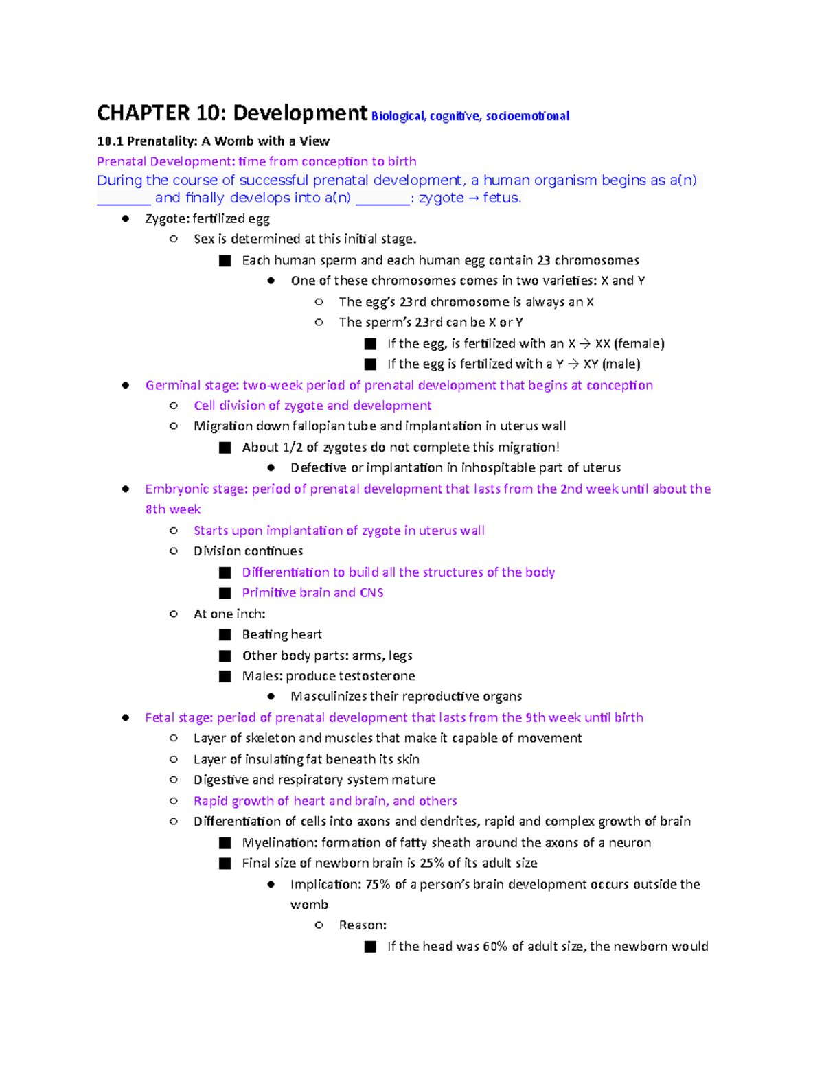 202 Chapter 10 Development - CHAPTER 10: Development Biological ...