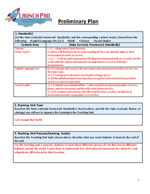Butterfly Model Rubric EDU 301 Lesson Plan Example - Life Cycle of a ...