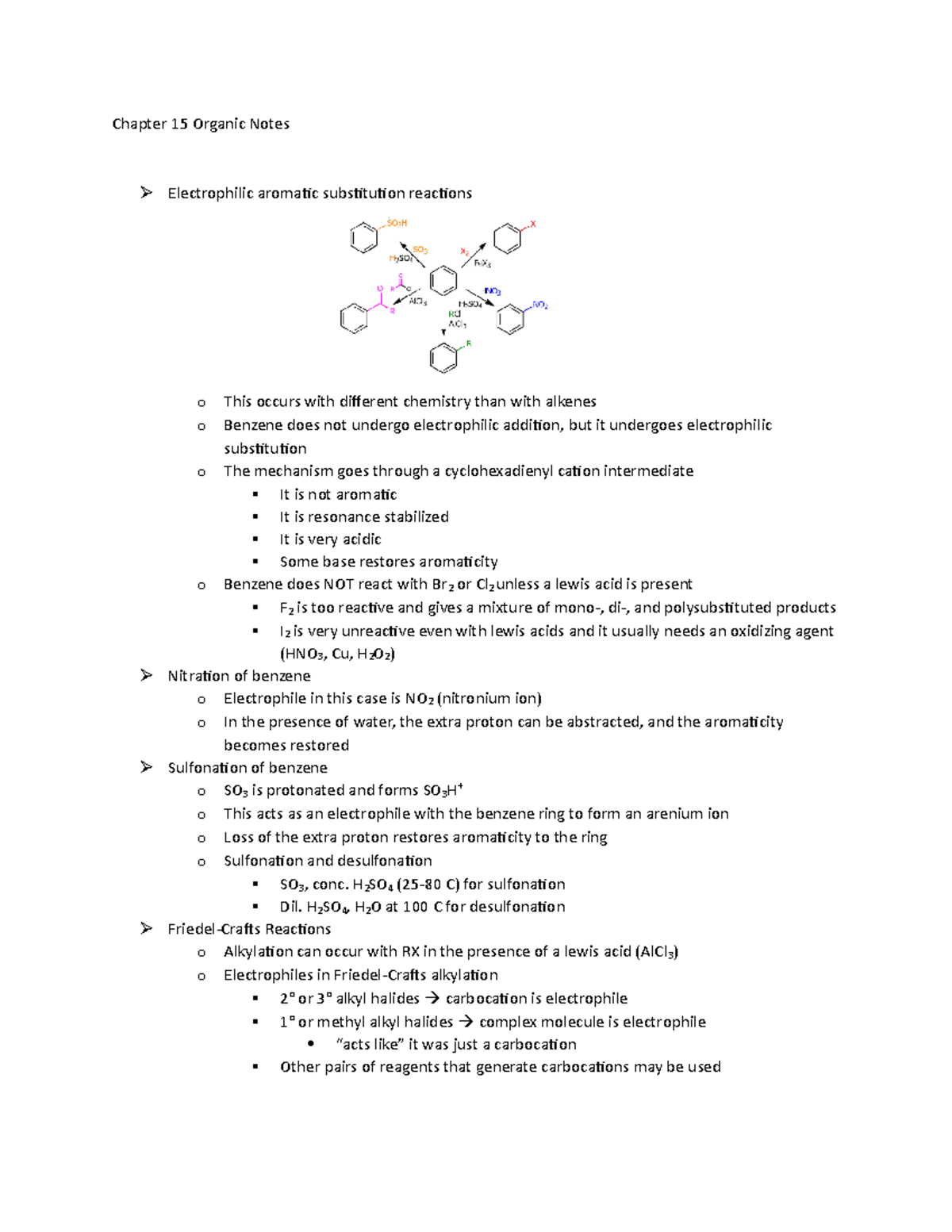 Chapter 15 Organic Chemistry Notes - Chapter 15 Organic Notes ...