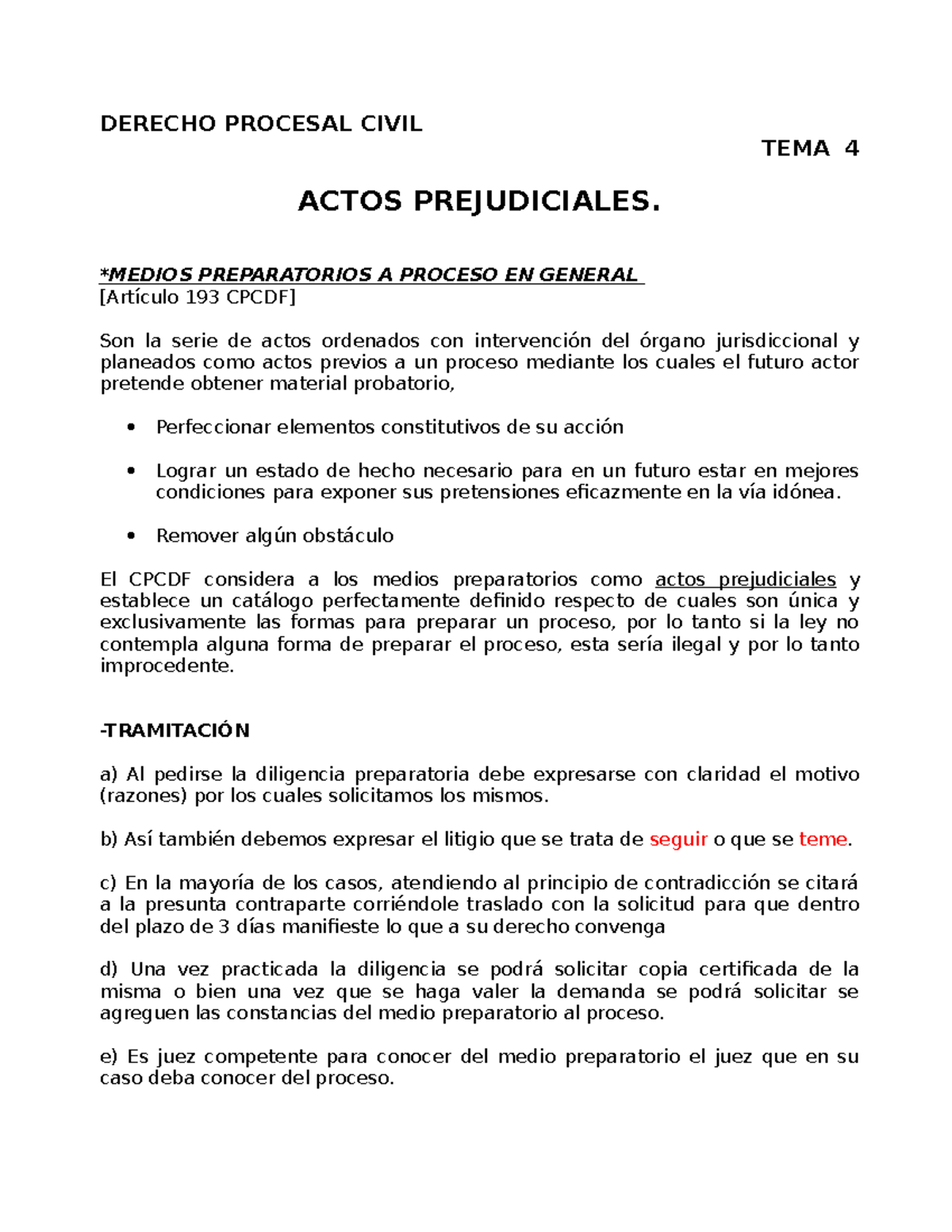 Inbound 559313522289003096 - DERECHO PROCESAL CIVIL TEMA 4 ACTOS ...