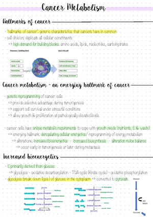 CBIO 3 Cell signalling in cancer - Cell Signalling in Cancer cell ...