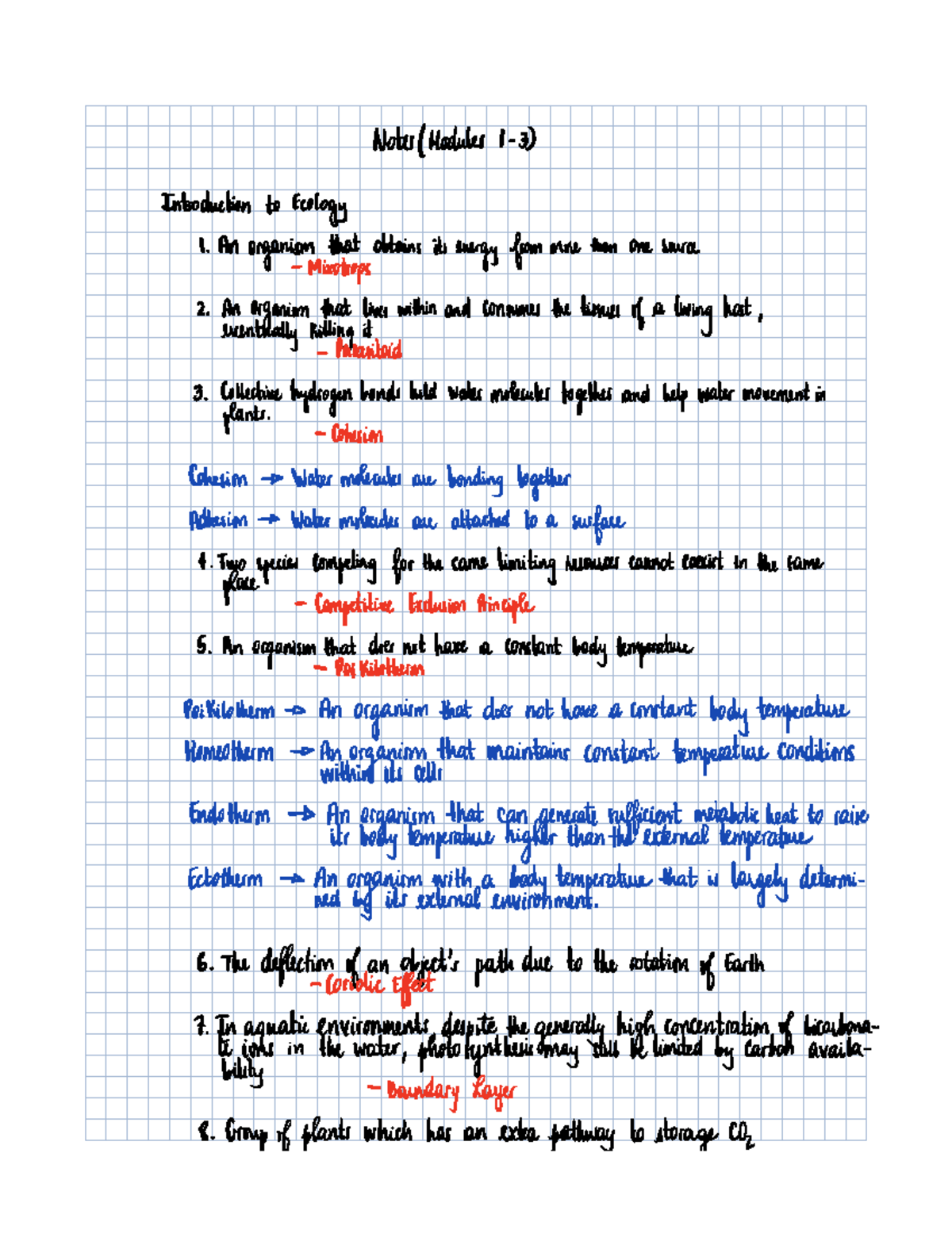 Modules 1-3 Review - Professor's Name: Alain Duran - PCB3043 - Studocu
