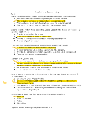 QUIZ-BAM062 - Quiz - PROJECT BUDGETING AND COST ESTIMATION QUIZ 1. Is a ...