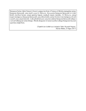 Contoh karangan T1 - Format karangan panjang 1. Panjang karangan mesti ...
