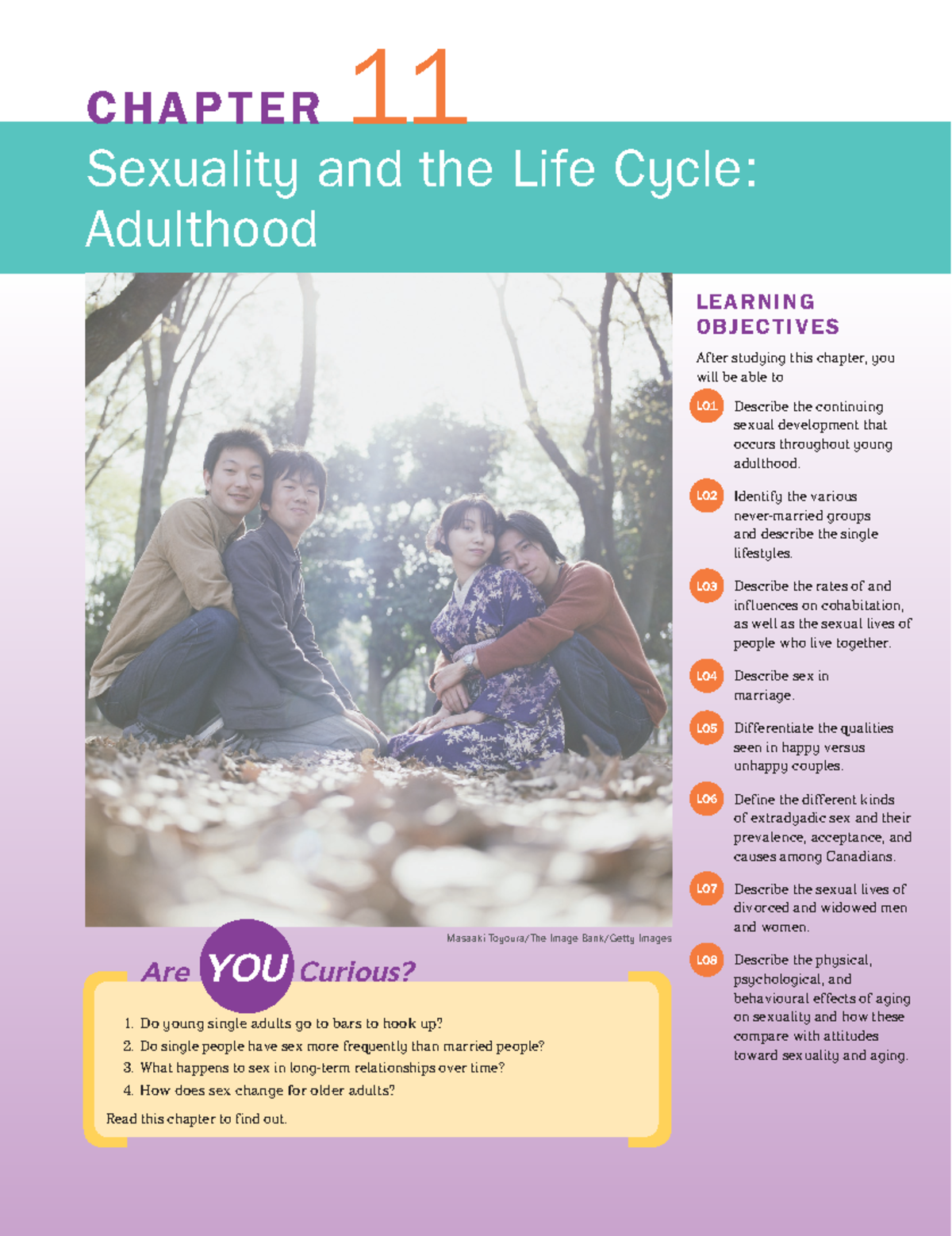 Chapter 11 - Sexuality and the Life Cycle Adulthood - Sexuality and the ...