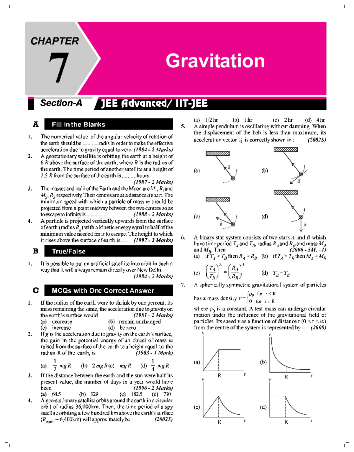 Gravitation - the branch of science concerned with the nature and properties of matter and - Studocu