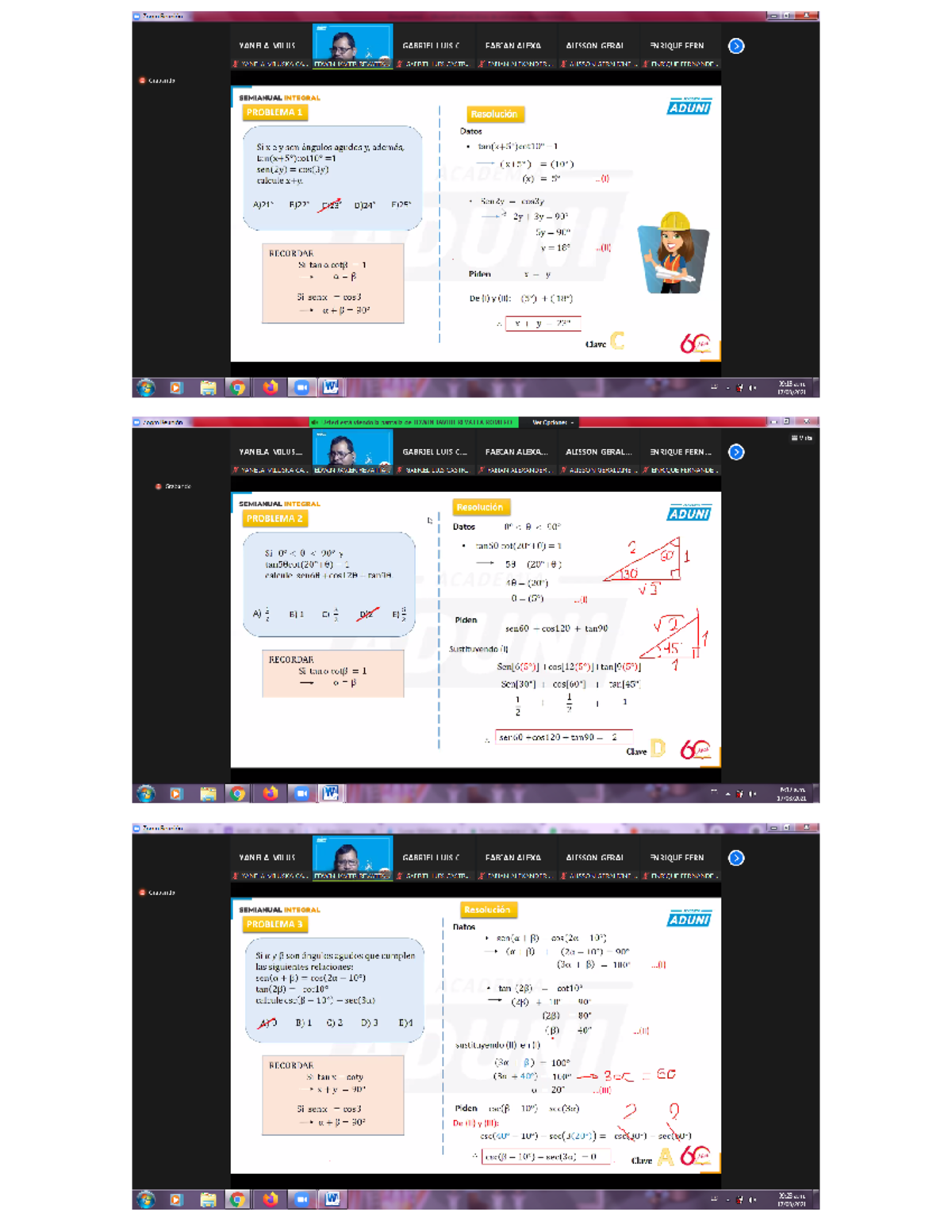 Trigo - ciclo preuniversitario semianual - practica dirigida - Basic ...