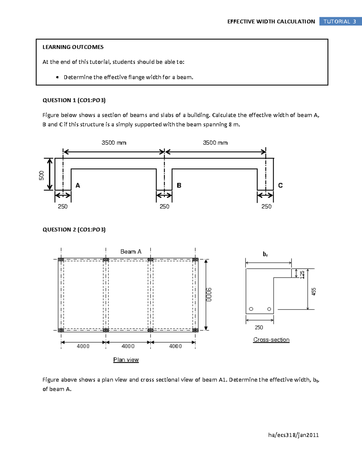 ECS338 Tutorial 3 - Effective Width - ha/ecs318/jan EFFECTIVE WIDTH ...