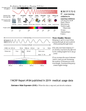 RAD Protection Notes - Thursday, January 5, y RAD Protection Chapter 3 ...
