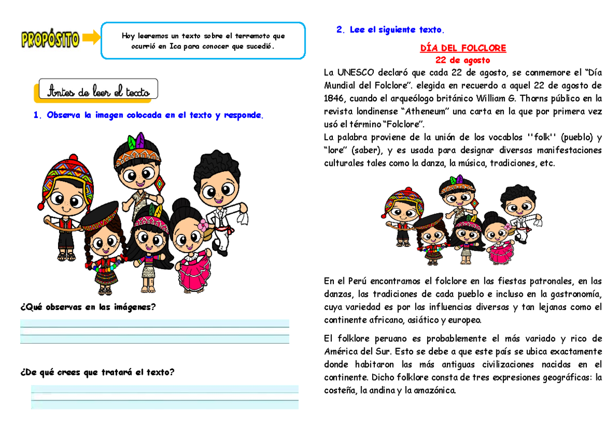 Ficha 32 COM - 1. Observa la imagen colocada en el texto y responde ...