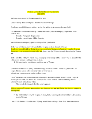 Unit 2 Chapter 19 WWI and the Red Summer of 1919, notes - Chapter 19 ...