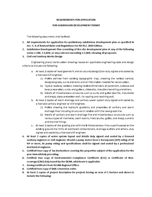 Rules Governing Approval OF Subdivision PLAN - RULES GOVERNING APPROVAL ...
