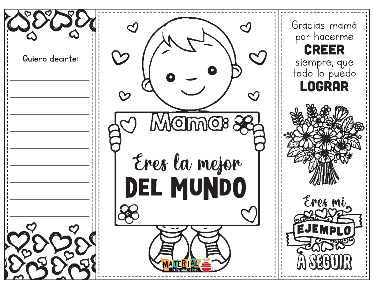 Tarjeta del día de la madre - Eres la mejor Del MuNdO Quiero decirte ...