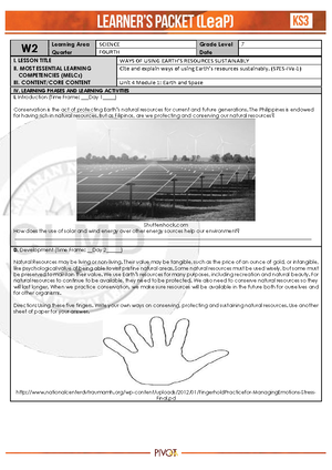 Q4 Science 7 Week7 8 - Bone - W7& Learning Area SCIENCE Grade Level 7 ...
