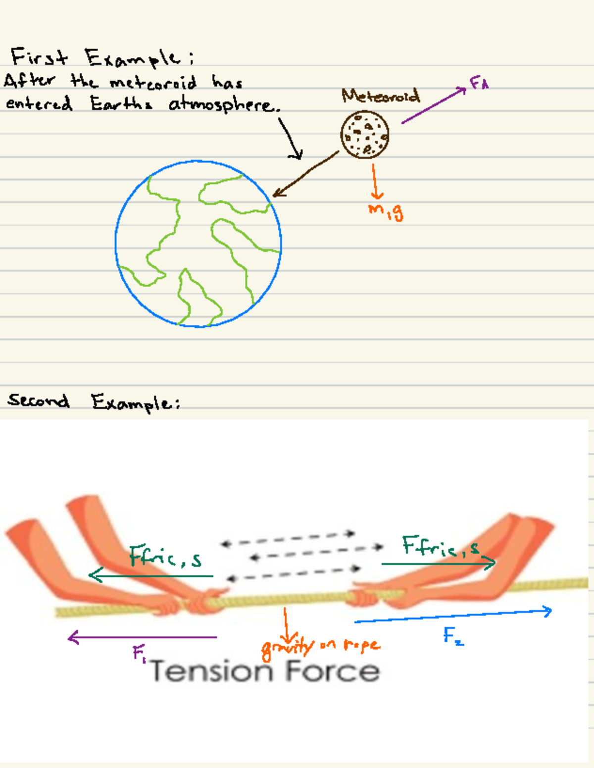 Physics M10A Discussion 5 - PHYS M10A - First Example : After the ...