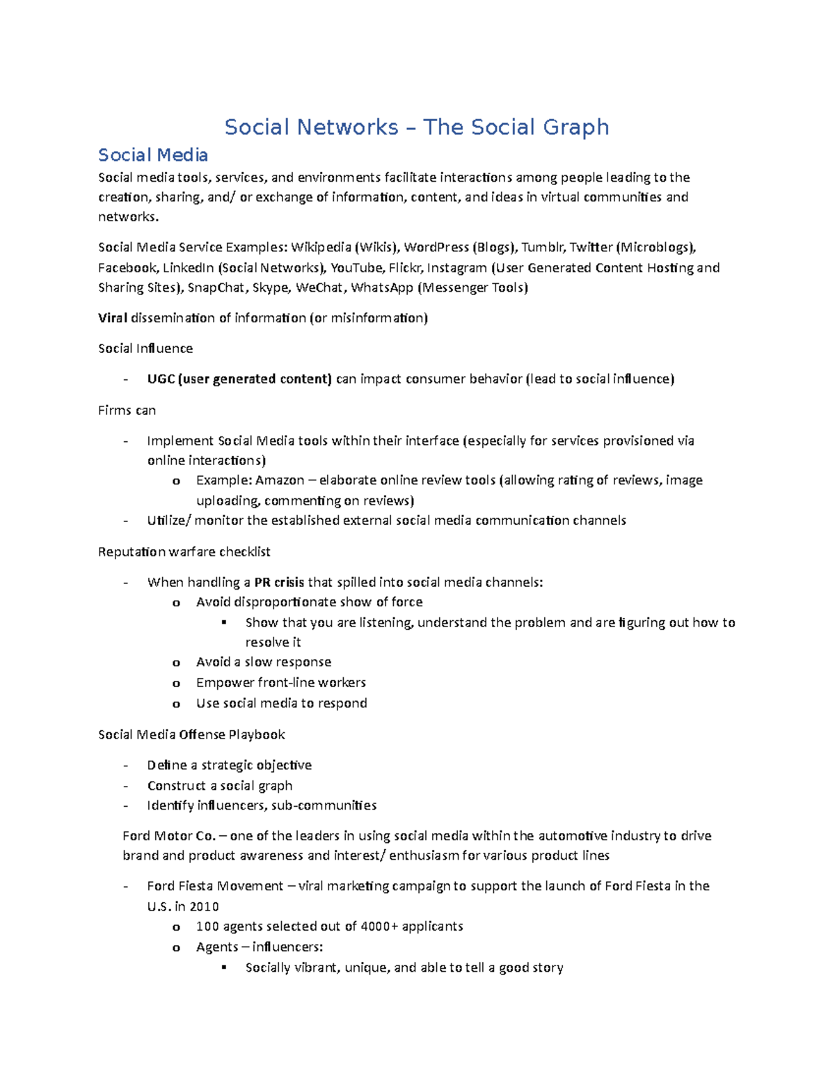 Class Notes - Lesson 1 - Social Graph - Social Networks – The Social ...