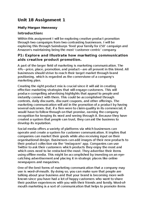 Unit 9 - Assignment 1 - Molly Morgan-Hennessy Unit 9 Assignment 1 ...