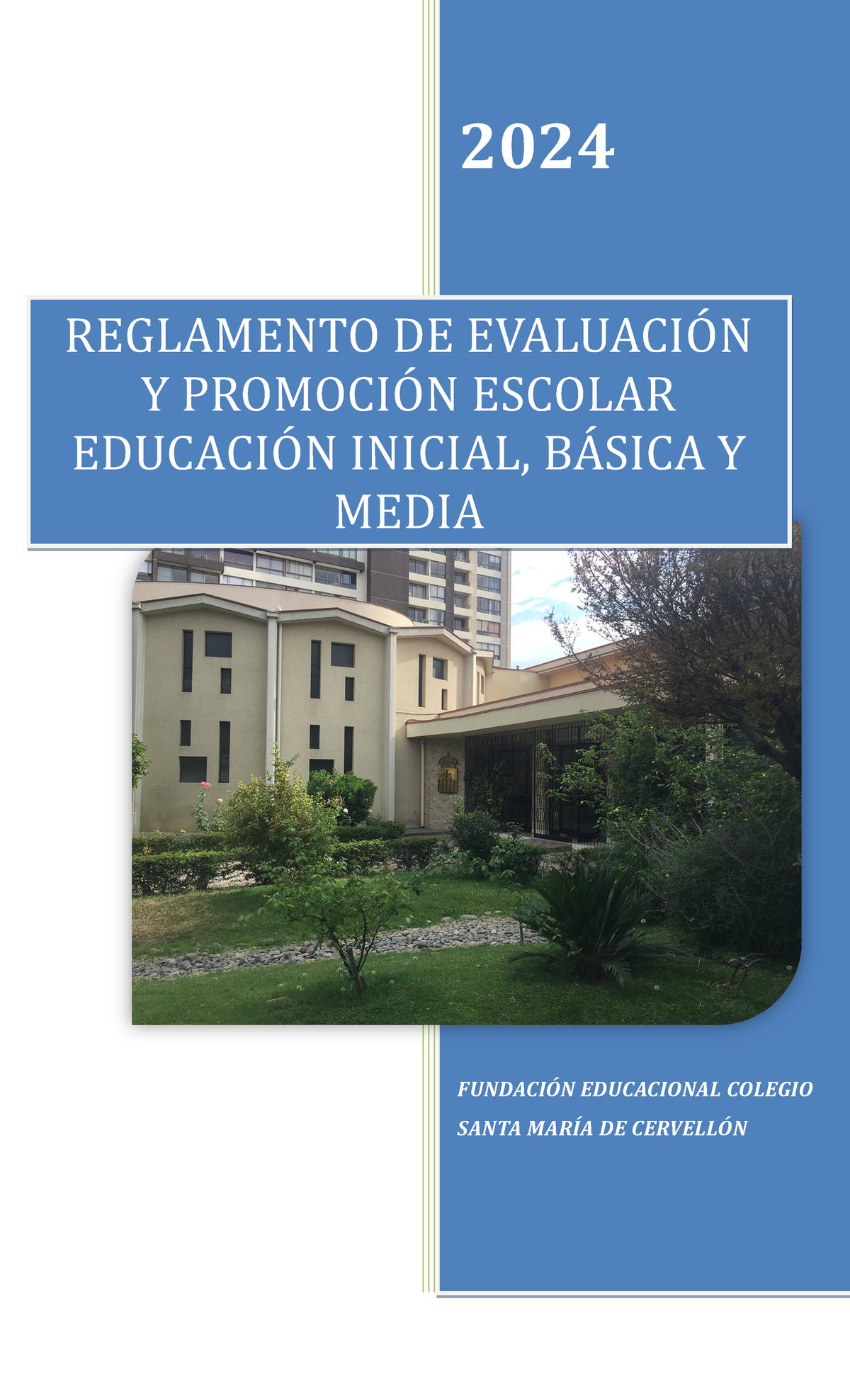 Reglamento DE Evaluación Y Promoción Escolar '24 Ens.. Bas. y Med ...