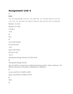 Learning Journal Unit 7 - The first think at the beginning of the week ...