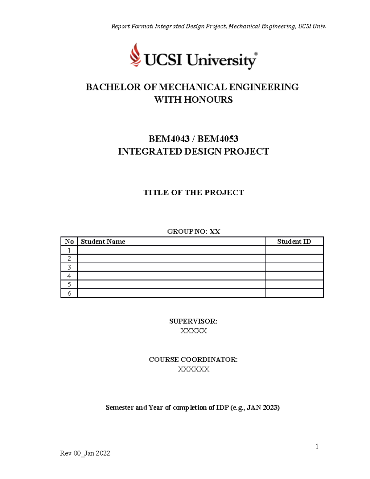 BEM4043 BEM4053 IDP Report Format-1 - BACHELOR OF MECHANICAL ...