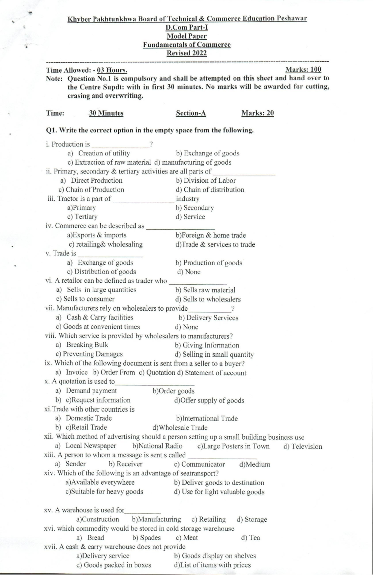 Fundamentals of Commerce-I - digital logic designe - Studocu