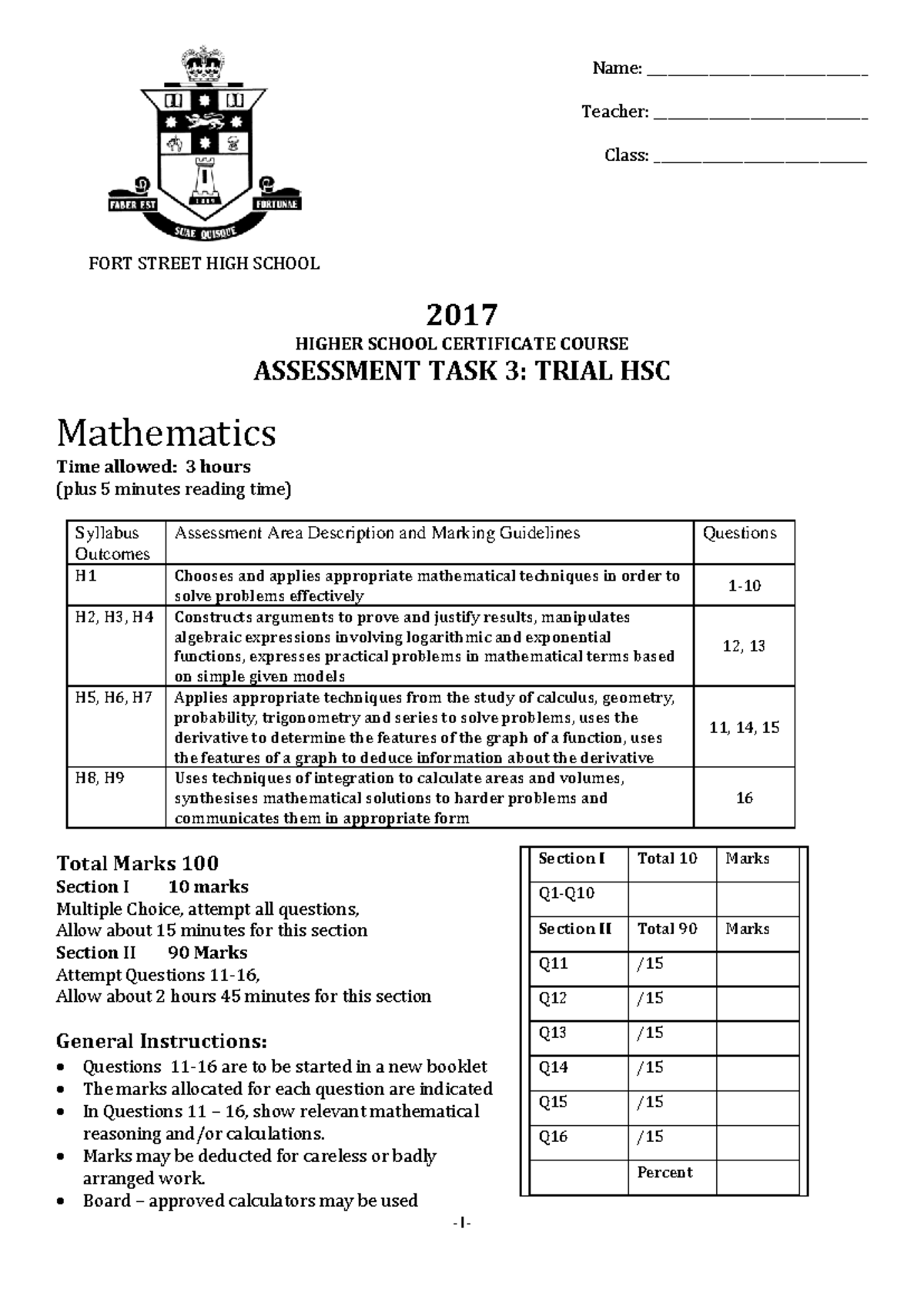 2017 Adv Trials Solutions -1- Name ...